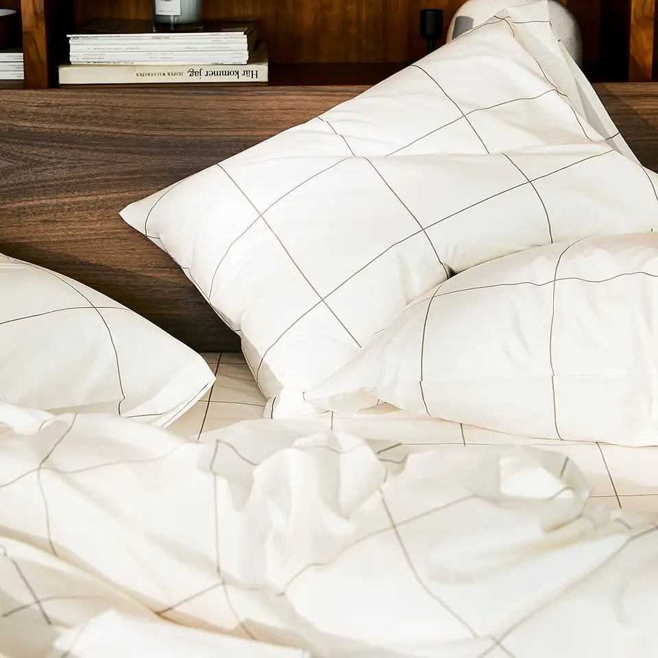 Brooklinen Luxury Percale 4 Piece Sheet Set - 100% Cotton, King Size in ...