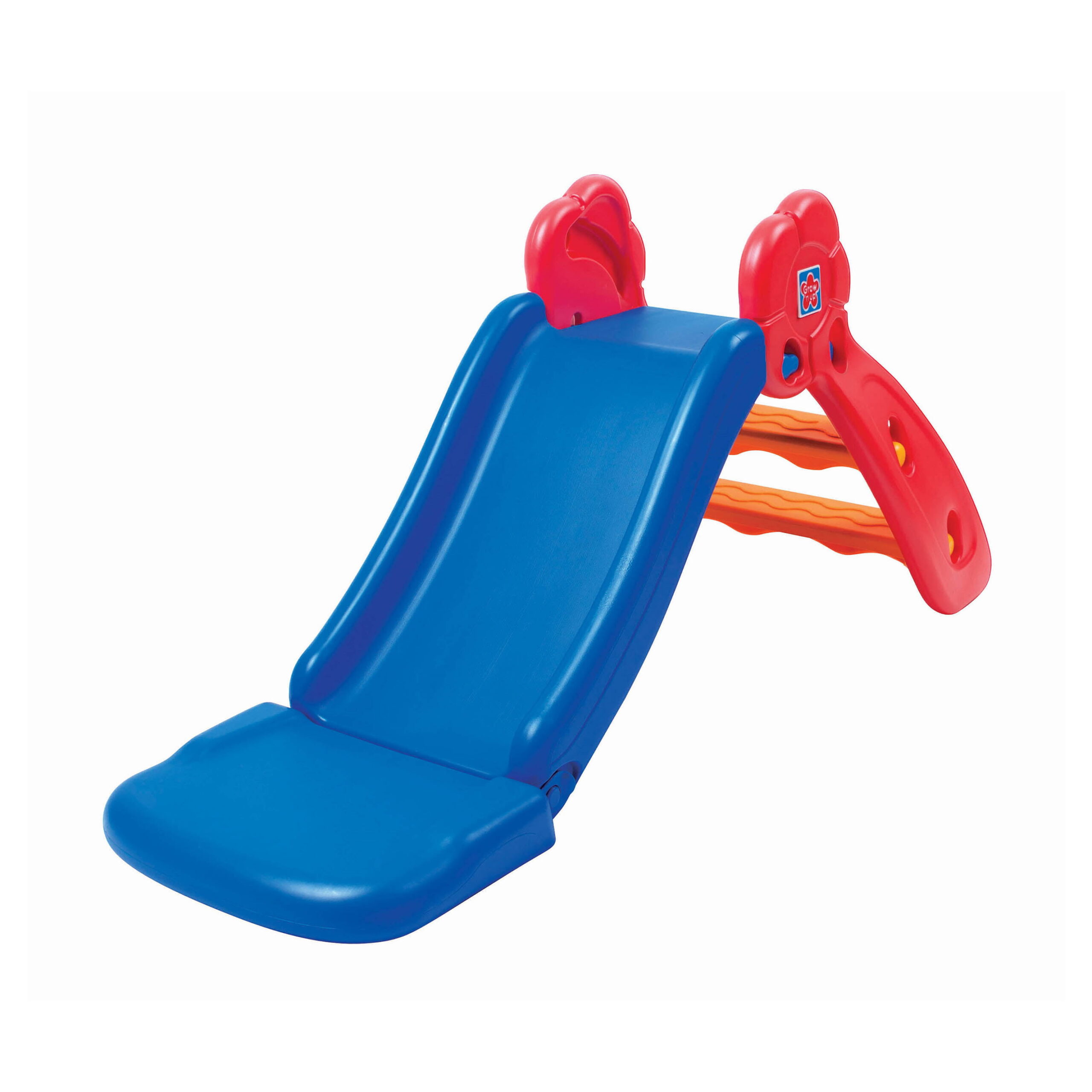 Grow’n Up Blue 2-in-1 Plastic Folding Playground Slide, Toddler ...