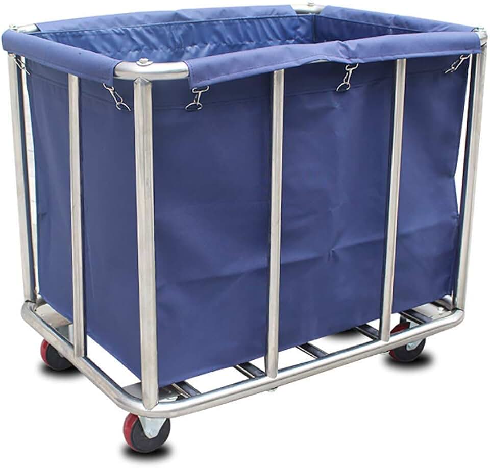 INDYAH Movable Trolleys, Kitchen Storage Hand Trucks, Linen Car for ...