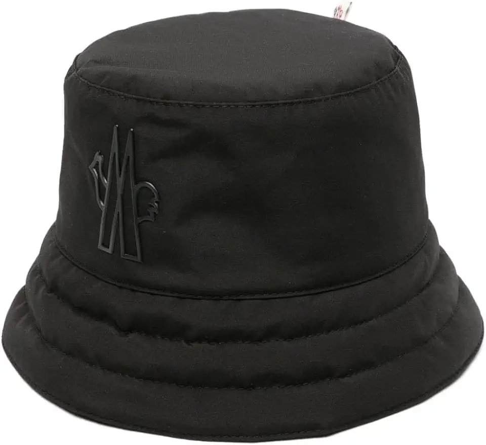 Moncler Womens Black Logo Bucket Hat Size M - Costco Arizona