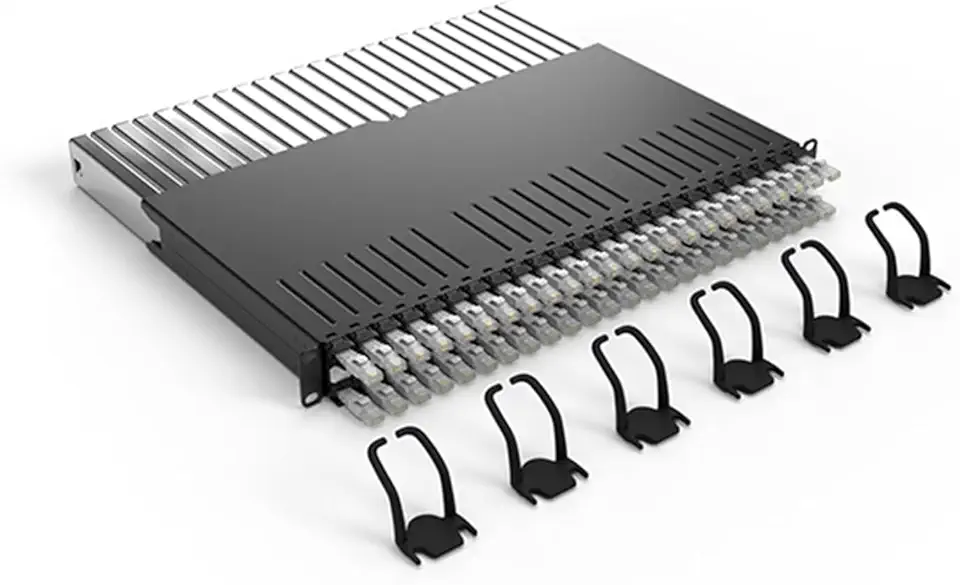 PATCHBOX® 365 Cat.6a - 24-Port Patch Panel with Retractable Cable ...