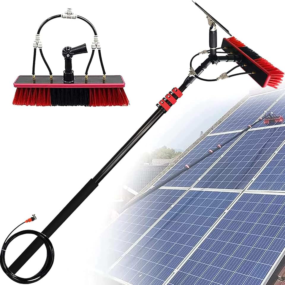 Cleaning Brush Outdoor Window Cleaning Pole,Water/Hose Fed Pole ...