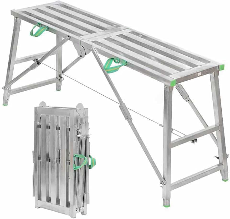 Adjustable Height Scaffolding Equipment, Portable Folding Multipurpose ...