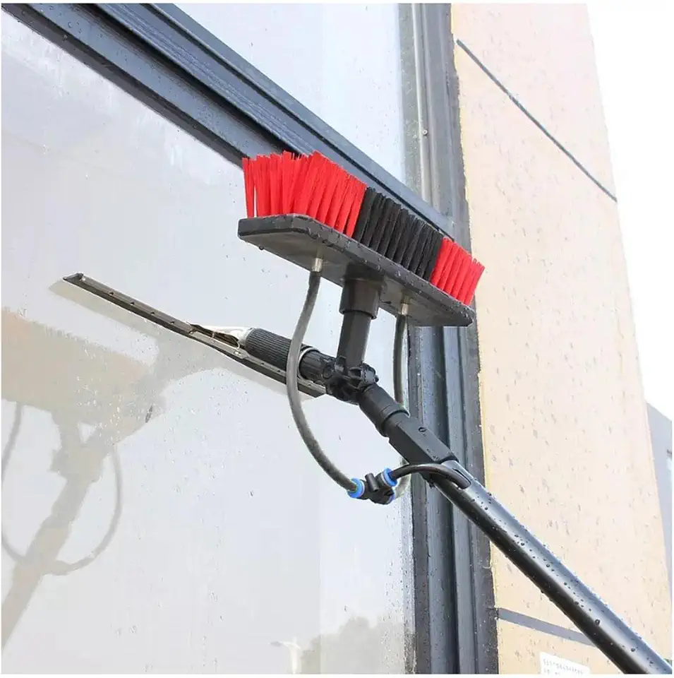 Window Cleaning Equipment Brushes,Water Fed Pole Kit W/Squeegee ...