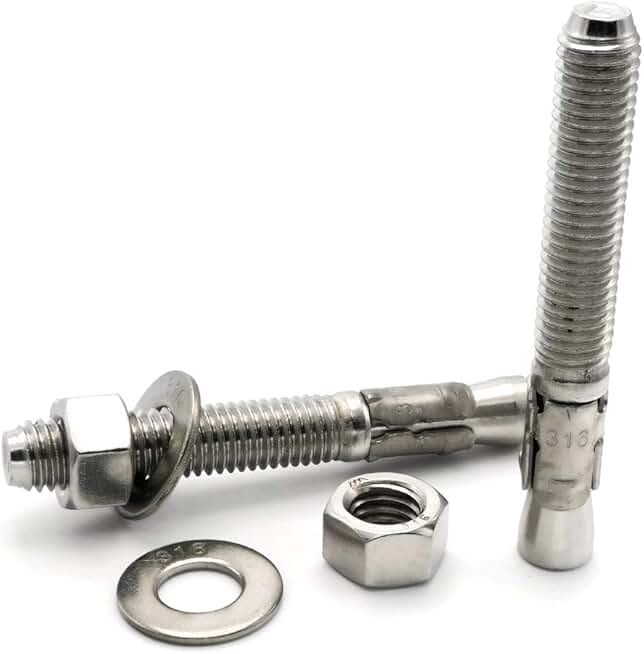 Wedge Anchor 316 Stainless Steel - 1/2"-13 x 7" Qty-100 - Arizona Outlet