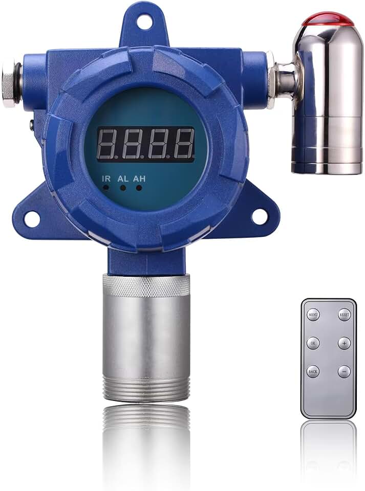 Nitrogen Gas Detector N2 Leak Detector with Sound & Light Alarm ...