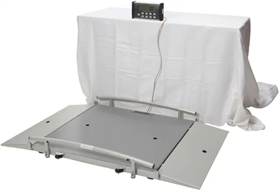 Health O Meter 2700KL Digital Wheelchair Dual Ramp Scale, X-Large ...