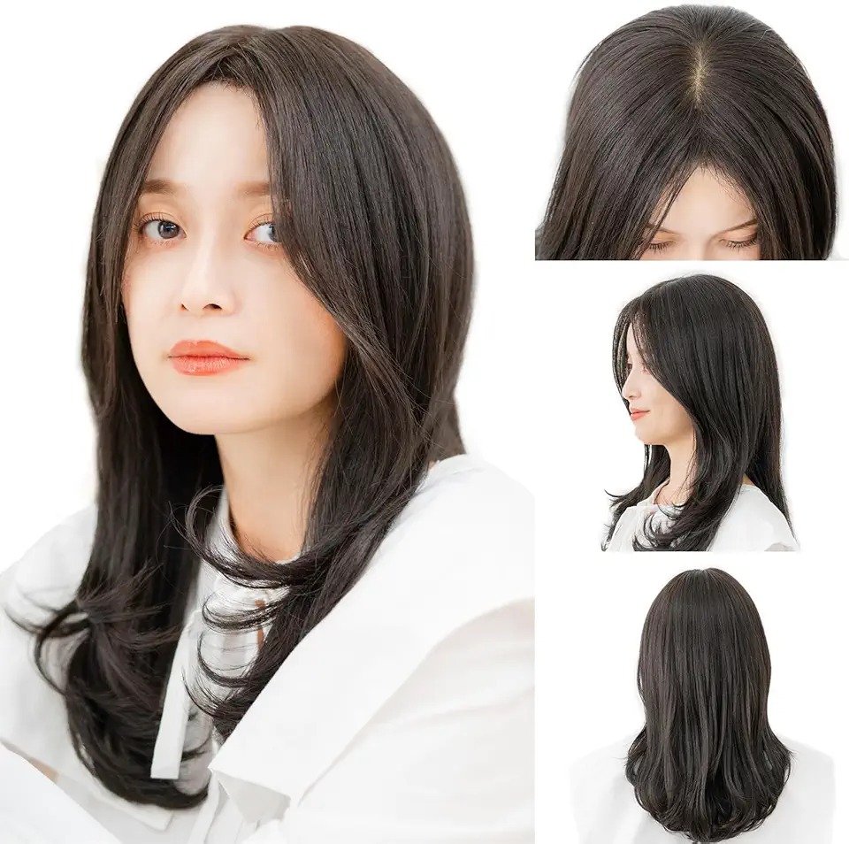 Base Wig Human Hair Mix handmade wig for asian women(Japanese popular ...