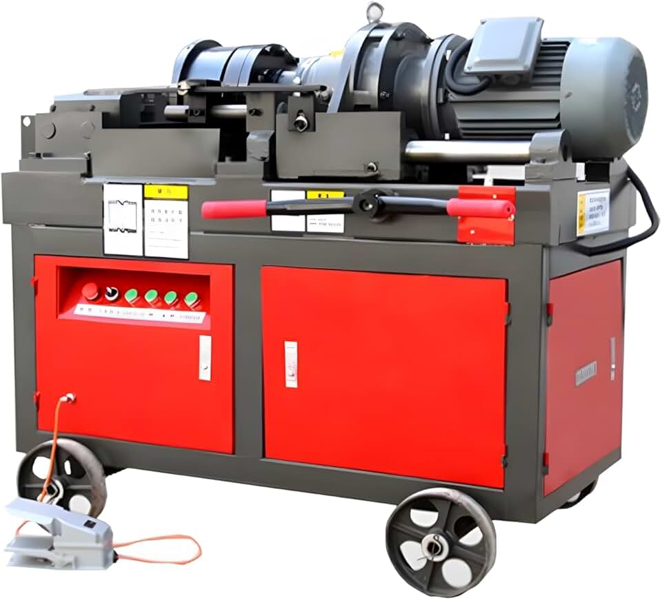 Portable Electric Pipe Threading Machine, Steel Bar Thread Rolling ...