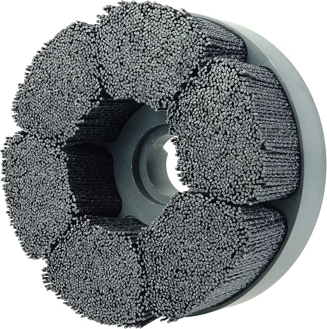 Weiler 86117 6" Burr-Rx Maximum Density Shell-Mill Holder Disc Brush ...