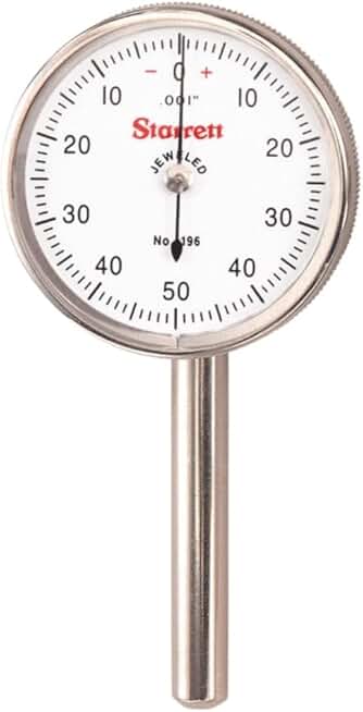 Starrett Universal Dial Test Indicator Set with Back Plunger for Full ...