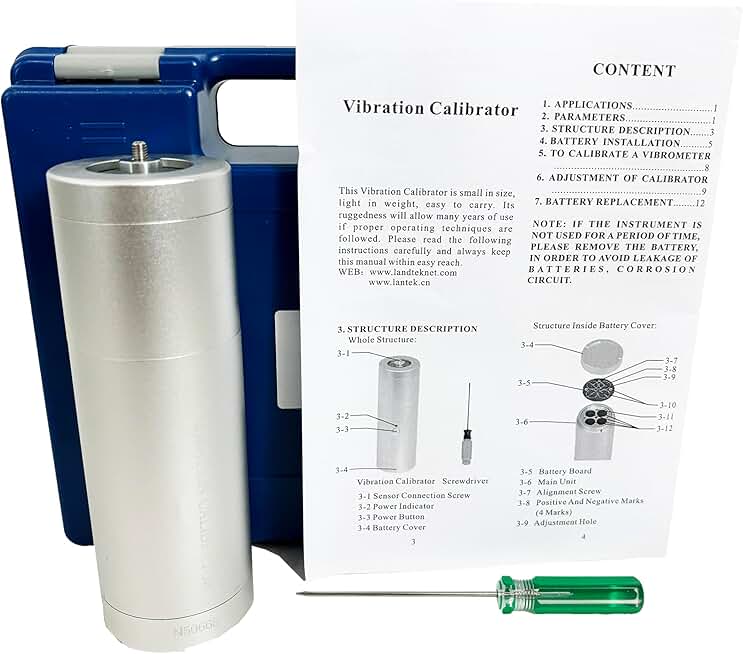 Vibration Meter Calibrator Vibration Calibrator Self-Contained Handheld ...
