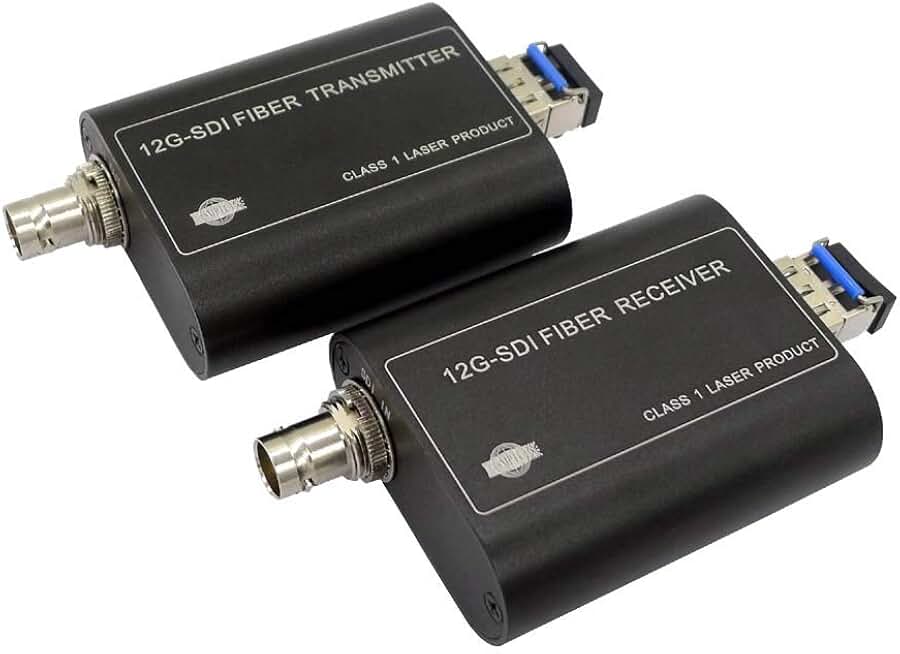 12G-SDI Over Fiber Extender with 12G-SDI SFP Module, 4K SDI Fiber ...