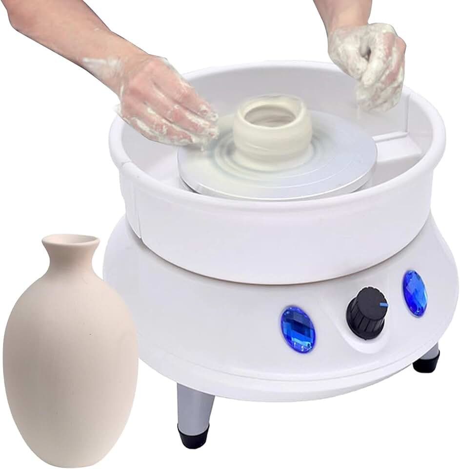 Pottery Craft Machine - Adjustable, Mini Wheel with Removable Basin ...