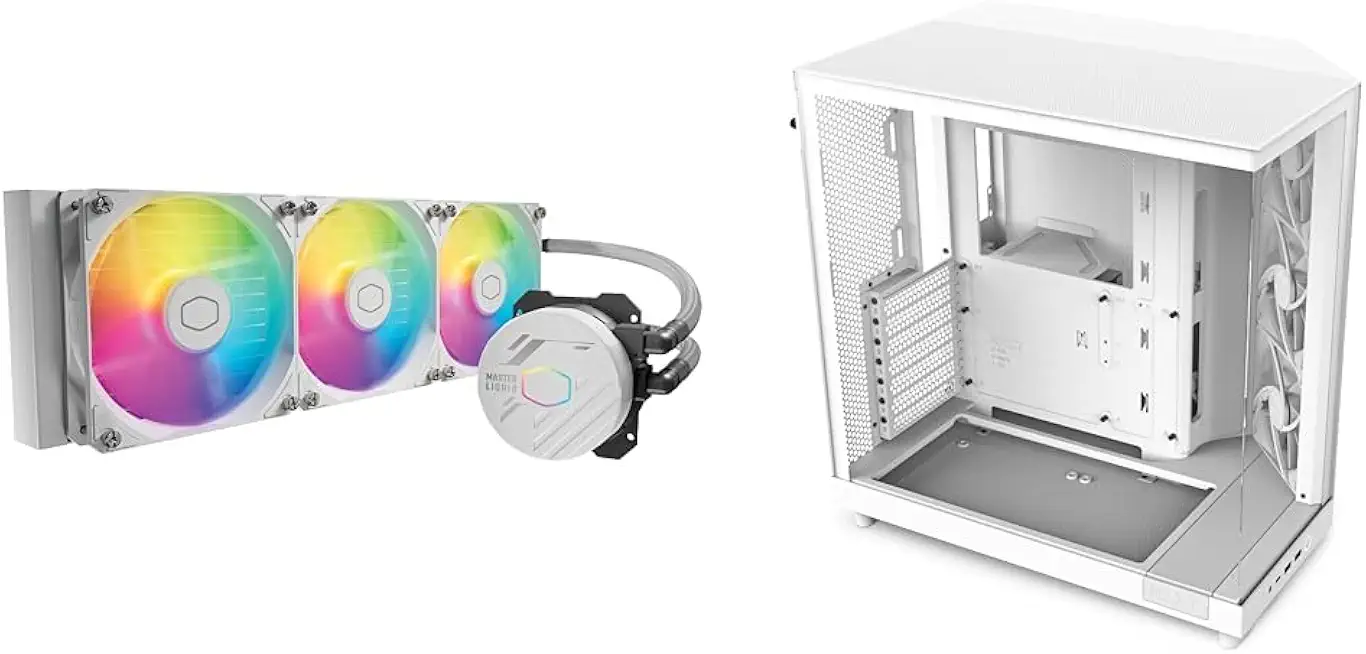 Cooler Master MasterLiquid 360L Core White 360mm Close-Loop AIO Liquid ...