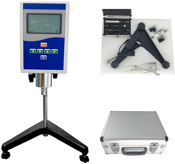 Viscometer Digital Rotational Viscosity Meter Viscometer Rotary ...