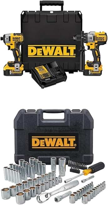 DEWALT DCK299P2 20V MAX XR 5.0Ah Premium Cordless Hammerdrill & Impact ...