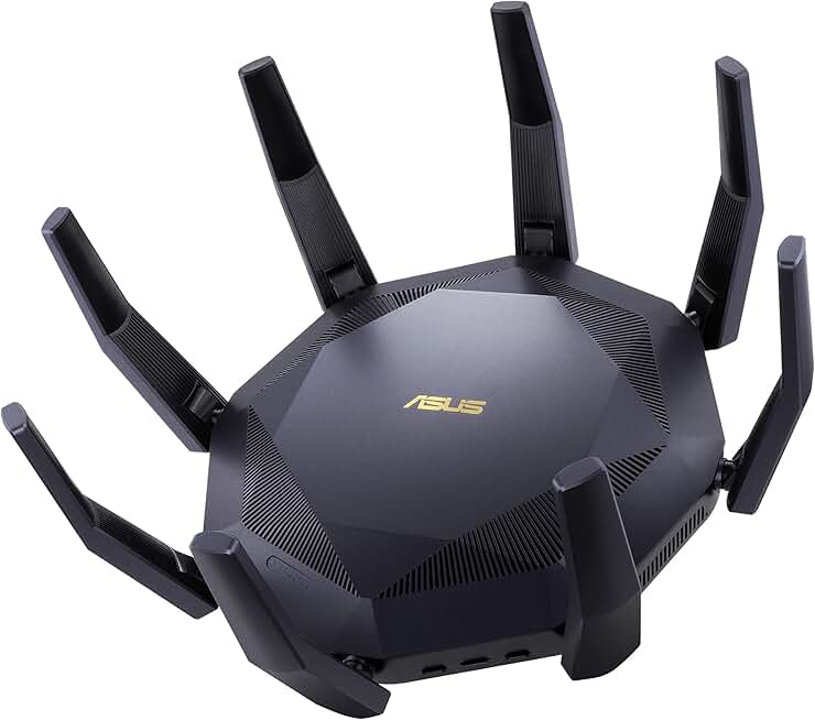 ASUS RT-AX89X (AX6000) Dual Band 12-stream WiFi 6 Extendable Router ...