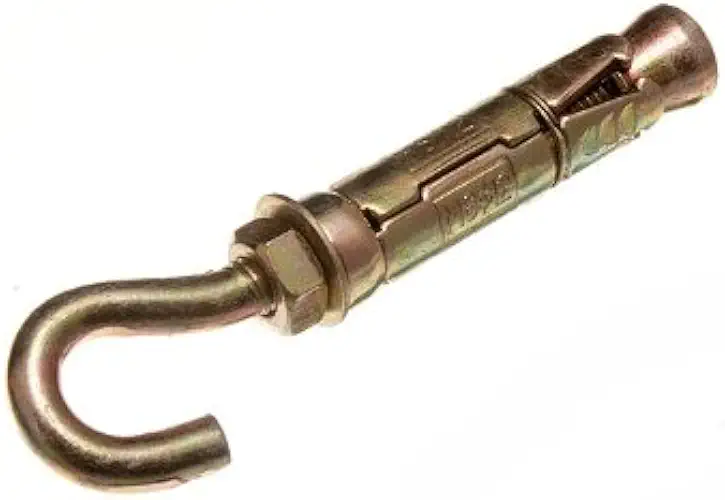 400 x Expanding Shield Masonry Anchor Bolts Hook END 6MM YZP Steel ...