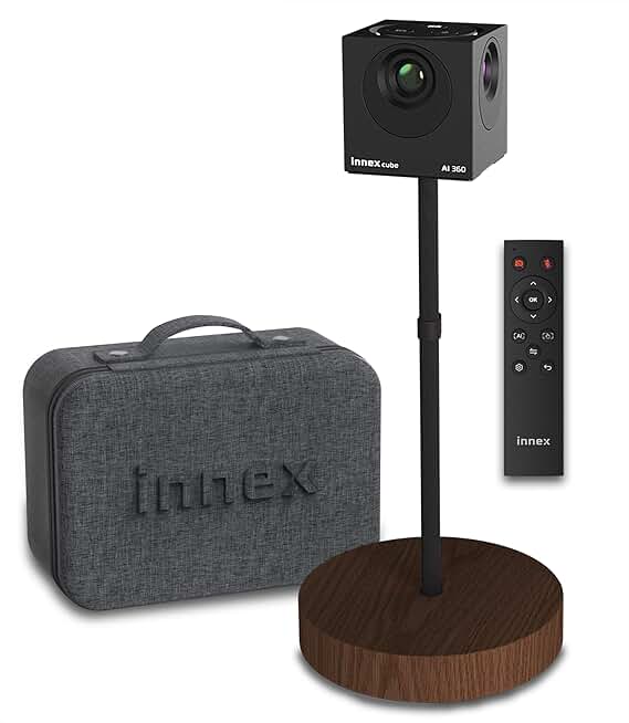 Cube 4K 360 Degree Video Conference Camera with Multiple AI Modes, Dual ...