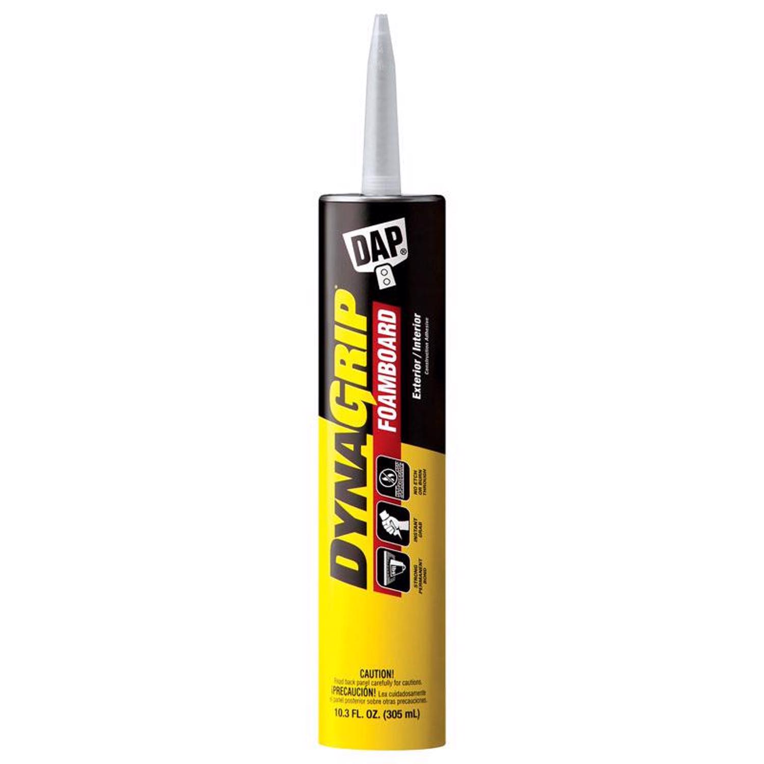 DAP DynaGrip Foamboard Construction Adhesive 10.3 oz - Arizona Outlet