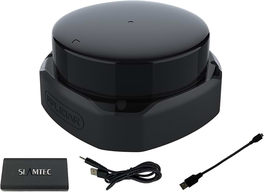 RPLIDAR S2P Lidar Sensor 2D 360 Degree 50 Meters Scanning Radius 32KHz ...