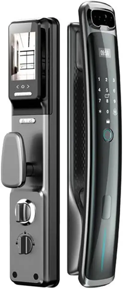 3D Face Recognition Fingerprint Door Lock APP Smart IC Card Password ...