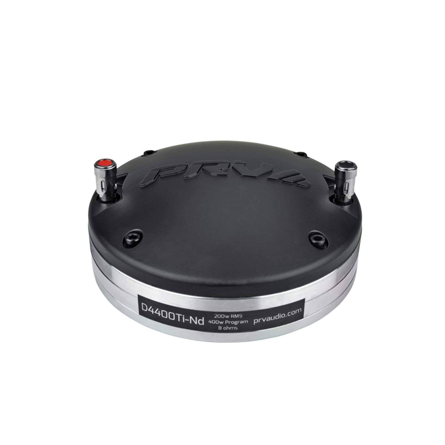 PRV Audio D4400Ti-Nd Neodymium 2x22 Titanium Compression Driver 8 Ohm 4 ...