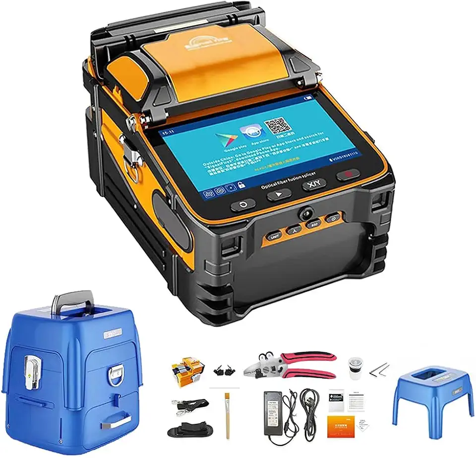AI-9 Fusion Splicer Toolbox Kit with Auto Focus and 6 Motors for Trunk ...