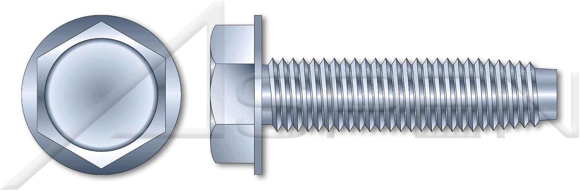 (500 pcs) M6-1.0 X 35mm, DIN 7500 Type D, Metric, Thread Rolling Screws ...
