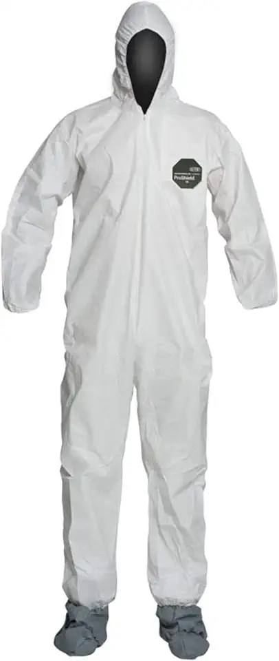 DuPont ProShield 50 Protective Coverall with Standard Fit Hood and ...