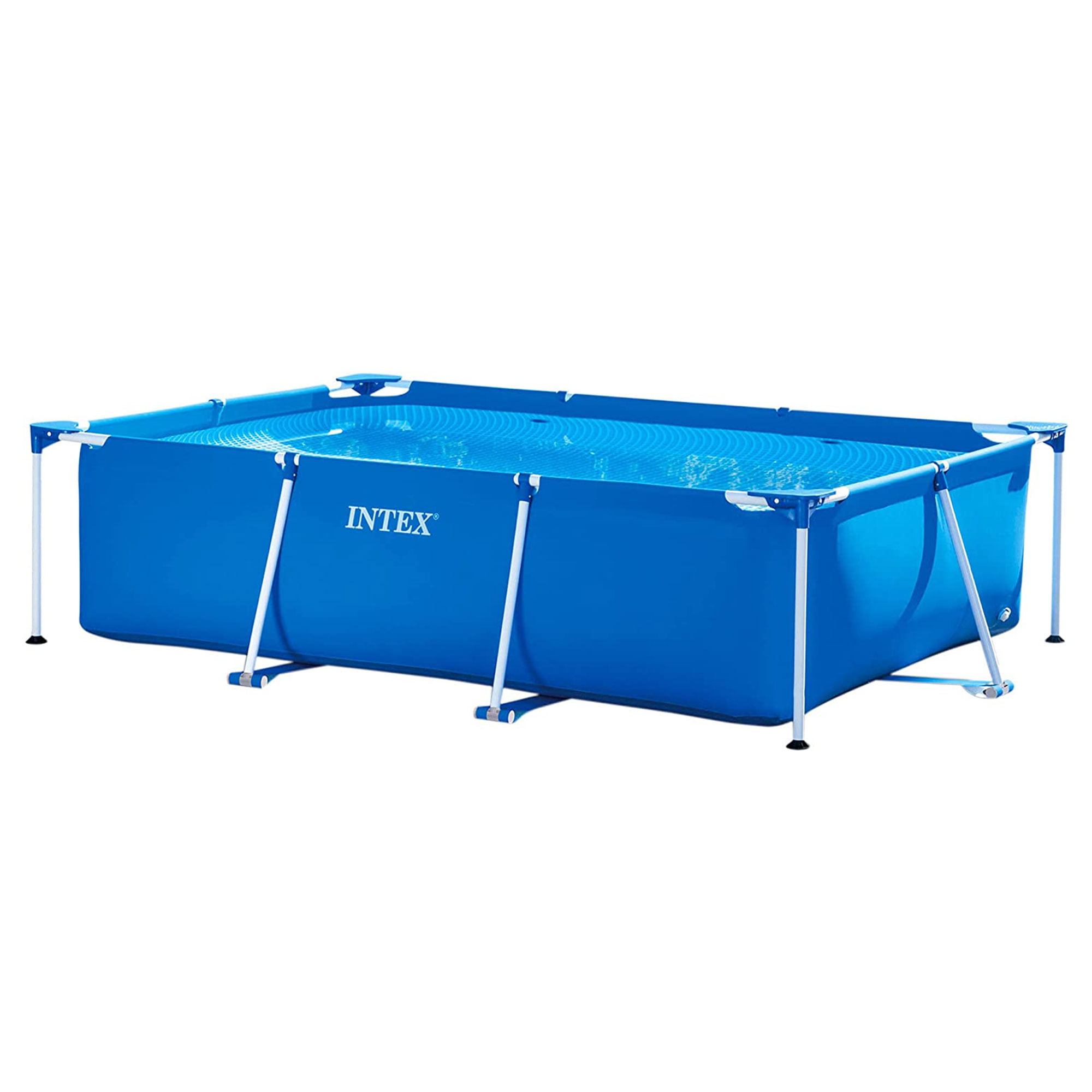 Intex 86′′ x 23′′ Rectangular Frame Above Ground Outdoor Splash ...