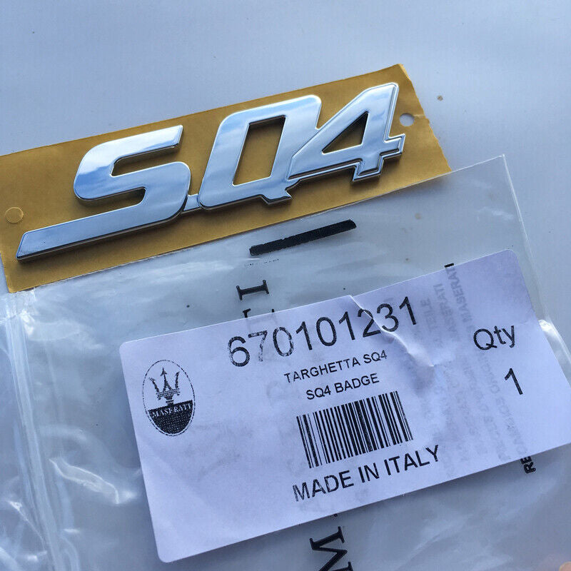 Maserati 2017 Quattroporte Ghibli SQ4 Rear Script Badge Emblem ...