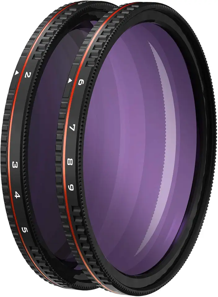 Freewell 82mm Threaded Hard Stop Variable ND Filter All Day 2 to 5 Stop ...