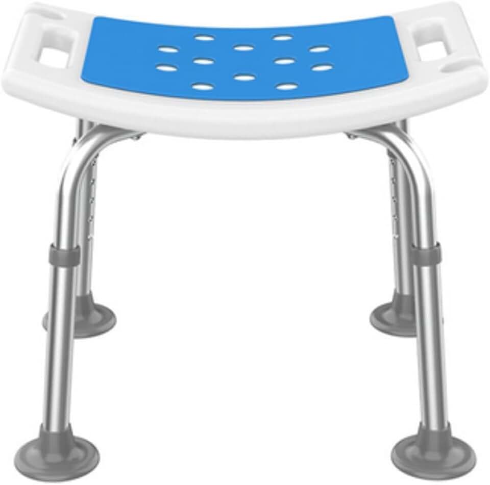 Lightweight Shower Chair with Drainage Holes Space Saving & Convenient ...