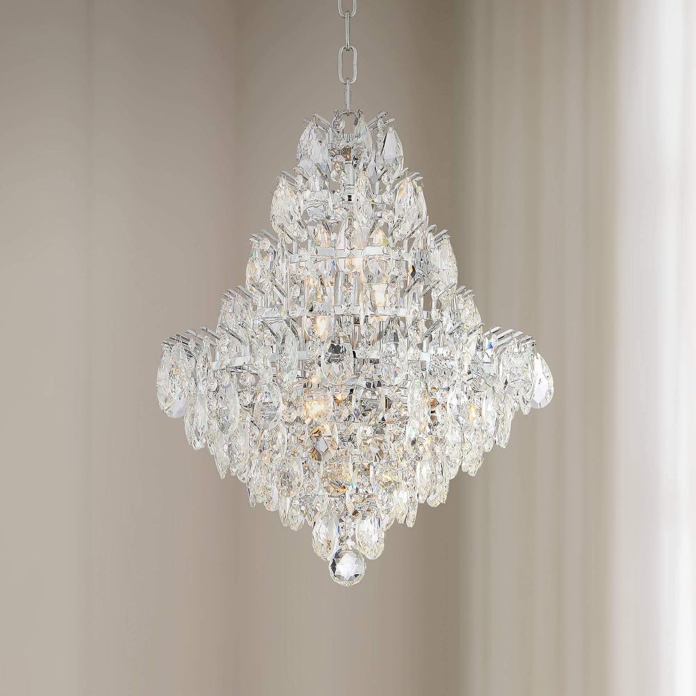Vienna Full Spectrum Valentina Chrome Silver Small Chandelier Lighting ...
