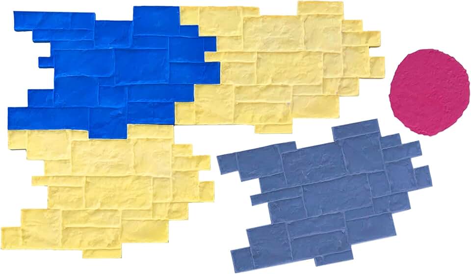 Medievil Cobble Concrete Stamp Set by Walttools | Decorative Random ...