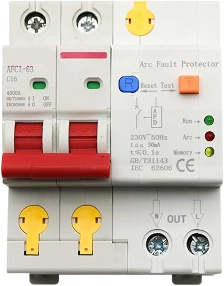 LVTFCO 220V 2P AFDD AFCI Arc Fault Protector Dector Circuit Breaker ...
