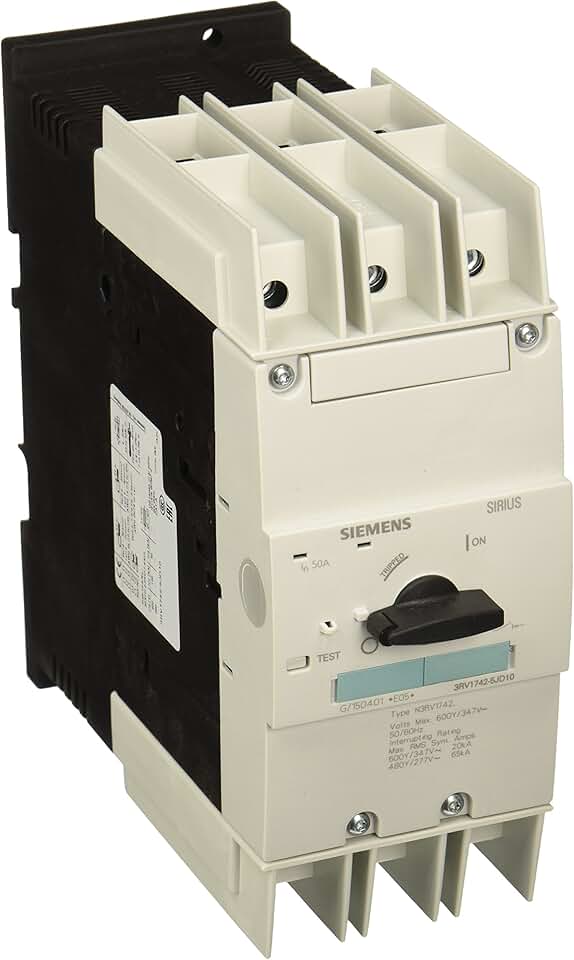 Siemens 3RV17 42-5HD10 Circuit Breaker, Screw Terminals, S3 Size, 45A ...