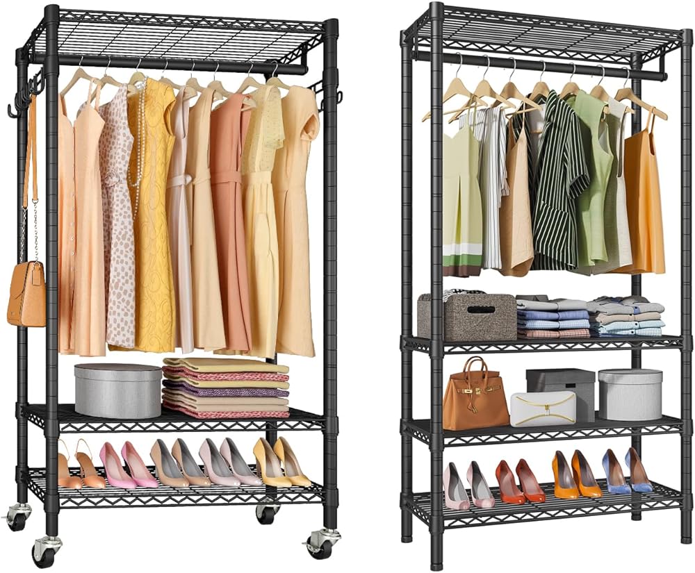 VIPEK V1S & R1 Bundle, Garment Rack Heavy Duty Clothes Rack for Hanging ...