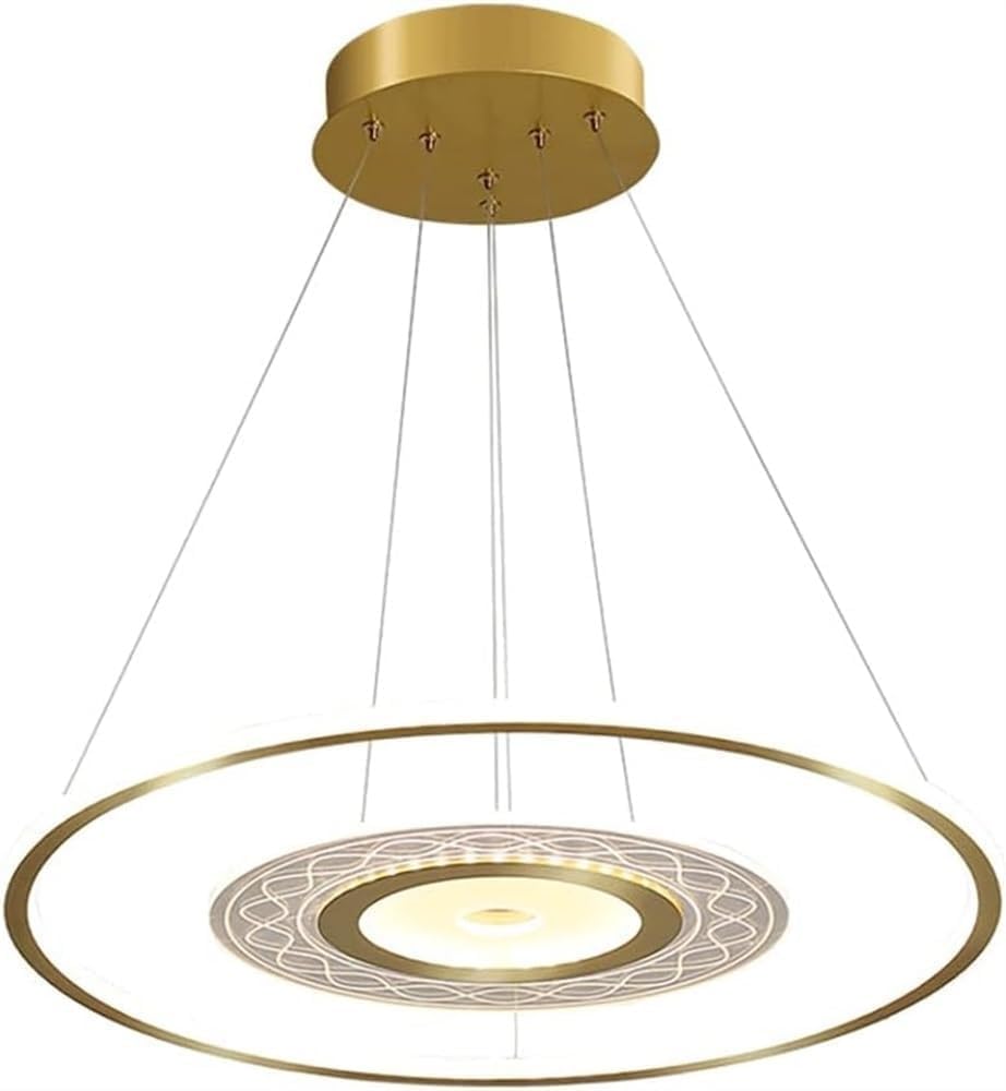 Gold Suspension Lamps Nordic Modern LED Pendant Light Slim Metal Hanging Lamp with Acrylic Shade ...