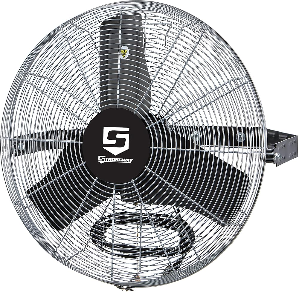 Strongway Wall-Mount Workstation Fan, 24in., 5791 CFM, Model# KHA-2460 ...
