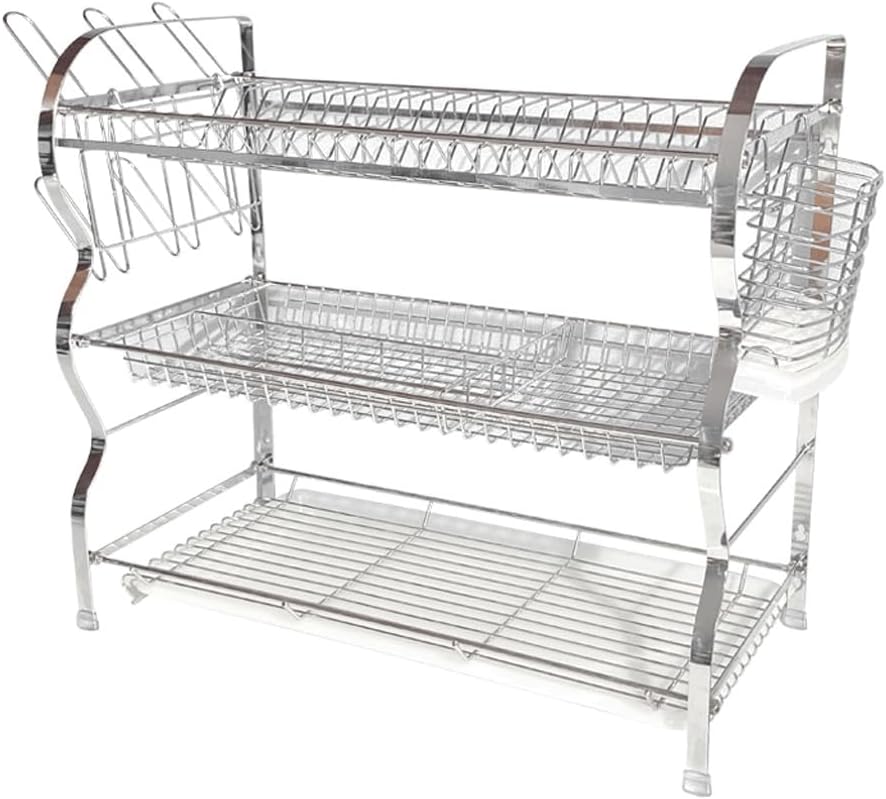 Dish Drying Rack Large Dish Rack Metal Over The Counter Dish Rack for ...