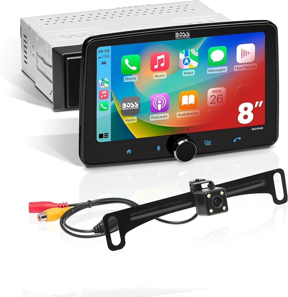BOSS Audio Systems Car Stereo System - Apple CarPlay, Android Autio, 8 ...