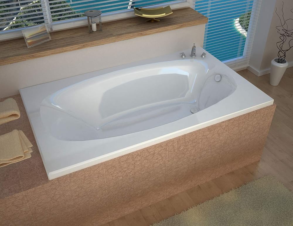 Avano 4272PAL Bermuda 71" Drop In Air Tub with 28 Air Jets, 3 Speed Air ...
