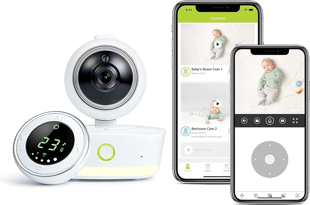 Bebcare iQ - Smart HD Baby Monitor: Full HD 1080p Video, Pan-and-Tilt ...