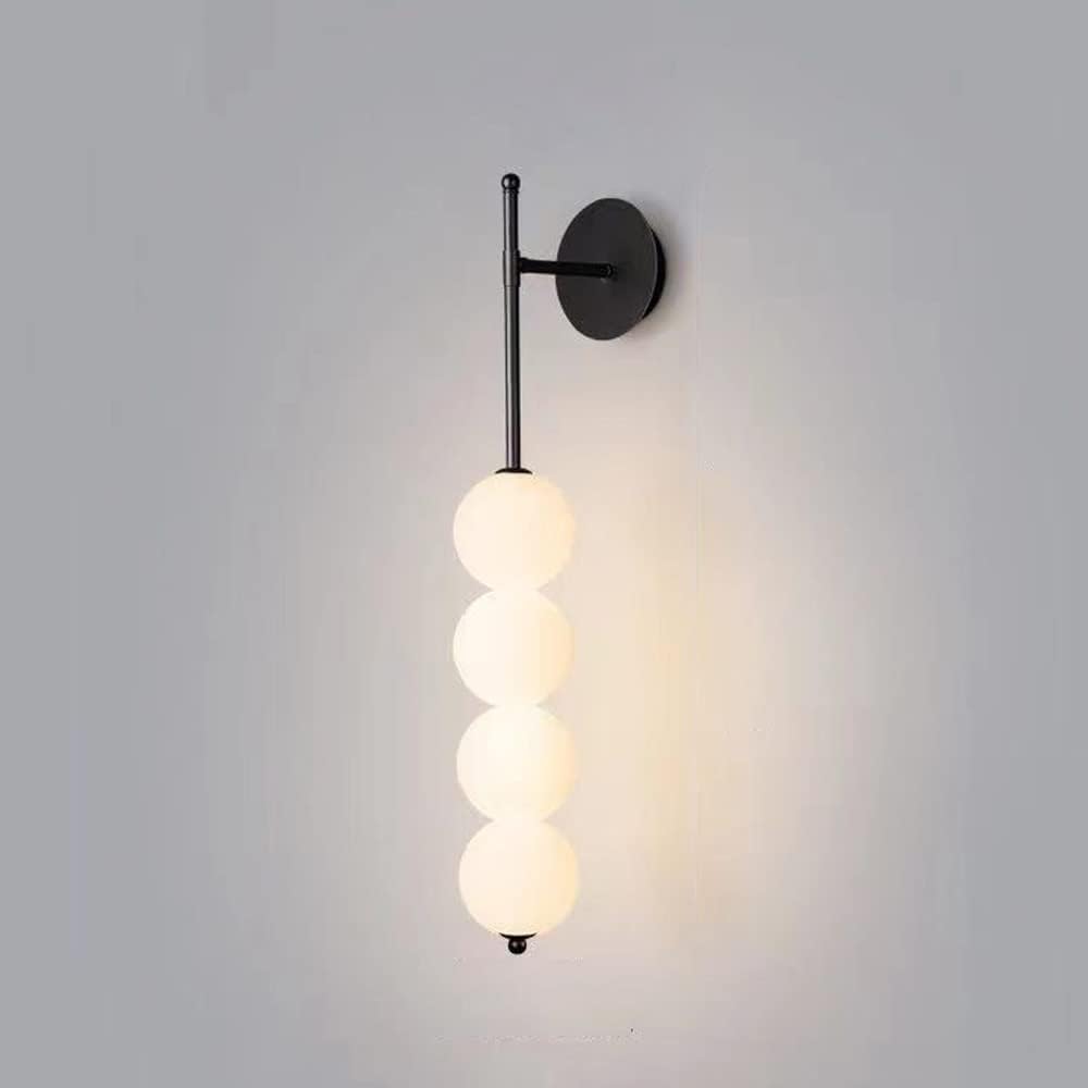 Globe Wall Sconce LED Copper Wall Mount Light Indoor Art Deco Wall Lamp ...