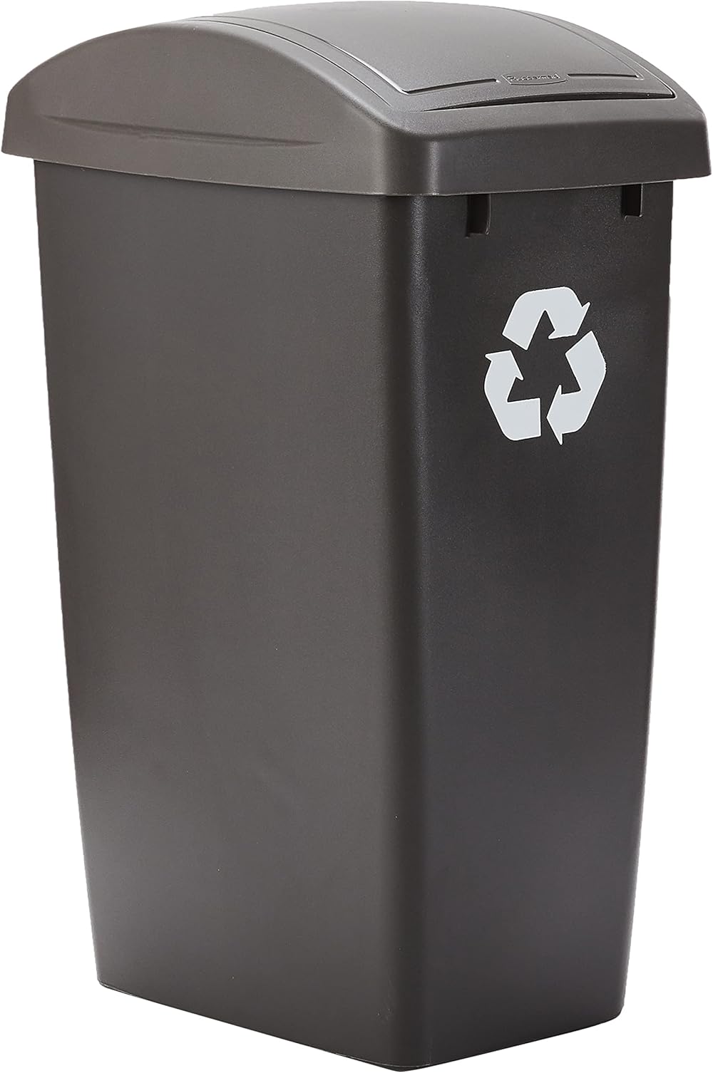 Rubbermaid Swing-Top Lid Recycling Bin for Home, Kitchen, and Bathroom ...