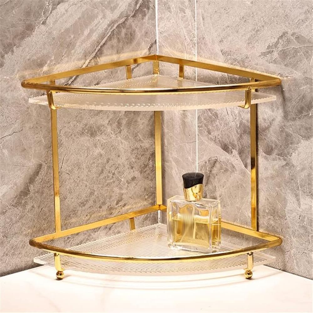 Corner Triangle Storage Rack Toilet Storage Rack Acrylic Toilet Rack ...