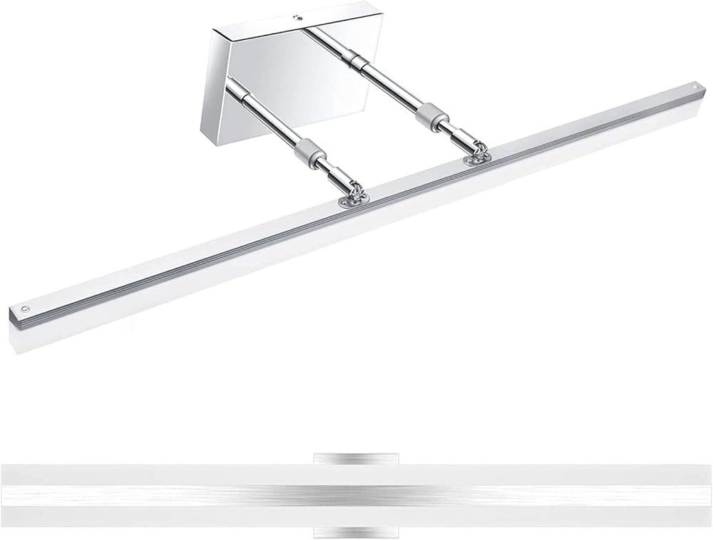 Aipsun Modern LED Vanity Lights Frosted White Acrylic LED Bathroom ...